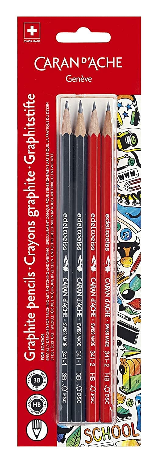 Graphite Pencil Set 2 x HB 2 x 3B – ArtSmart Art Store & Picture Framing
