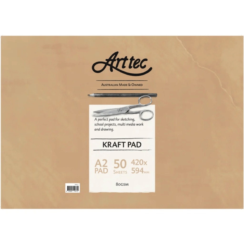 Kraft Paper Pad 80gsm 50 sheets – ArtSmart Art Store & Picture Framing