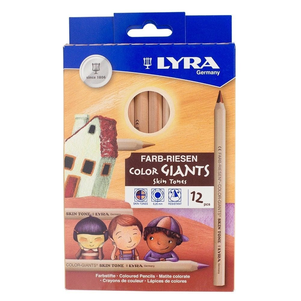 Lyra Color Giants Pencils Skin Tones Set of 12 – ArtSmart Art Store ...