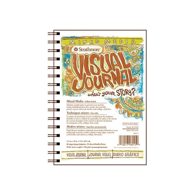 Strathmore Visual Journal 190gsm Mixed Media – ArtSmart Art Store ...